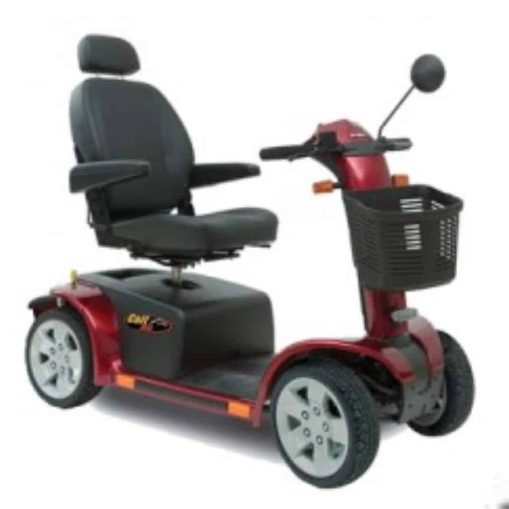 Pride Colt Pursuit Scooter - Built for Rugged Outdoor Terrain - Red ...