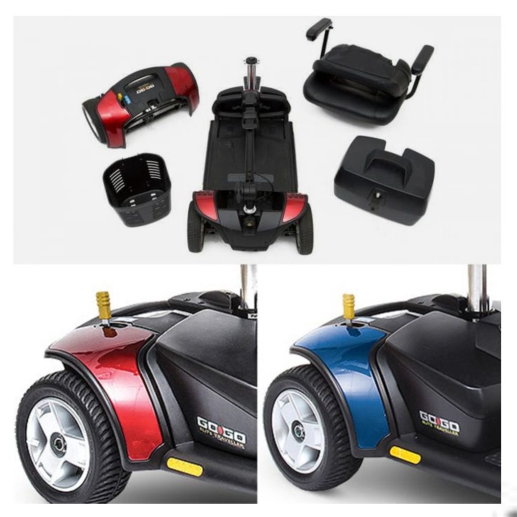 Pride Go-Go Elite Traveller 4 Mobility Scooter - Up to 12 Mile Range ...